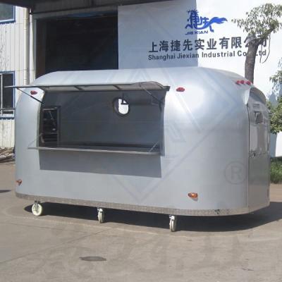 China Restaurant Sale BBQ Food Truck Cart with Grill and Fryer Mobile Cart Long Service Life for sale