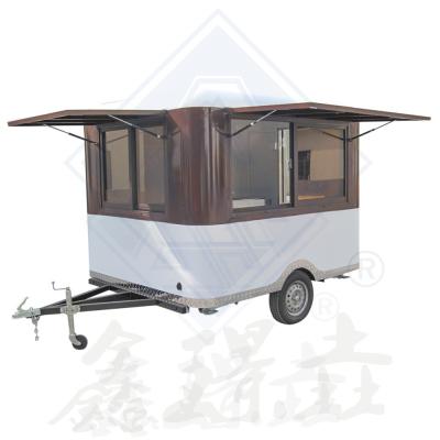 China Restaurant Sale BBQ Food Truck Cart with Grill and Fryer Mobile Cart Long Service Life for sale