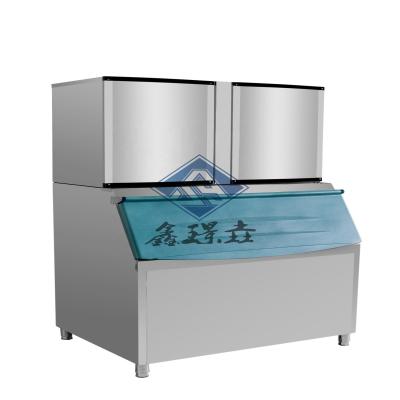 China Industrie-Eismaschine 1 T/Tag mit automatischem Verpackungssystem und 4,5 kW Eingangsleistung zu verkaufen