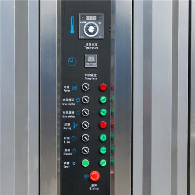 Cina Temperatura ambiente 400 °C Forno rotativo automatico a gas con carrello e cottura in vendita