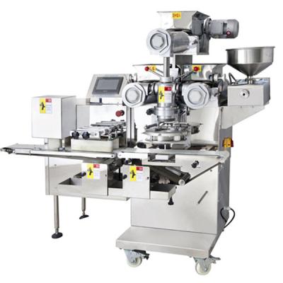 China High Productivity Small Automatic Table Type Fried Potato Croquette Cookie Meat Ice Cream Mochi Forming And Encrusting Machine for sale