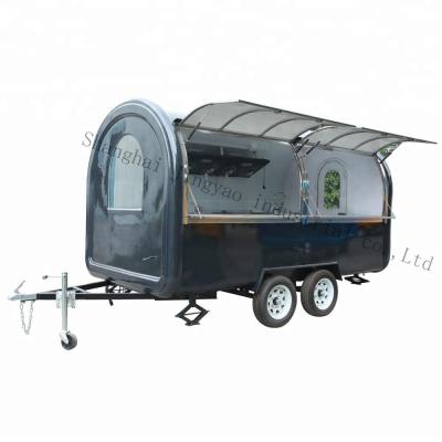 China Customised 220V/110V Mobile Food Cart Food Trailer Ice Cream Rolls Coffee Hot Dogs for sale