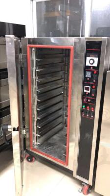 China 10 Trays Electric Hot Air Fryer Convection Oven for Food Industry Baking Equipment for sale