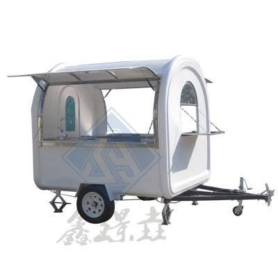 중국 8.5ft 식탁차 유럽용 음식 트레일러 공급자 트랜스포머 모바일 트럭 핫도그 음식 카트 판매용