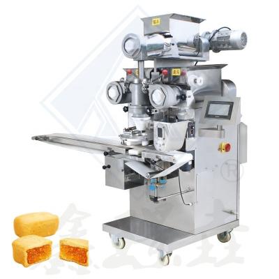 China Fully Equipped Cookie Dough Ball Filling Automatic Encrusting Machine for Bakery for sale