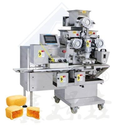China Fully Equipped Cookie Dough Ball Filling Automatic Encrusting Machine for Bakery for sale