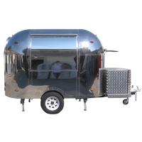 Quality 1.5kw Mobile Canteen Trucks with Video Technical Support Vintage Airstream Truck for sale