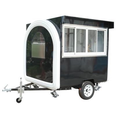 China 2300*1650*2300mm Food Caravan Long Service Life Mobile Crepe Maker Grocery Trolley for sale