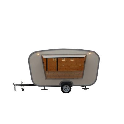 China 2300*1650*2300mm Food Caravan Long Service Life Mobile Crepe Maker Grocery Trolley for sale