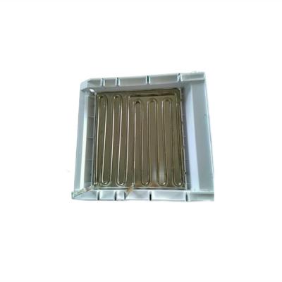 China Rejillas de hielo personalizadas Cubo de hielo cuadrado de cobre Fabricante de bloques de hielo Cubo Evaporador de hielo con tapa en venta