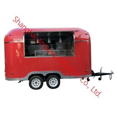 China Multifunctional Electric Food Van for Bus and Mobile Food Trailer 220*160*210cm 0-20K for sale