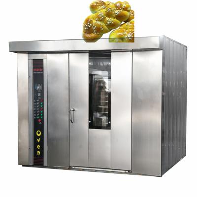China 1500 KG Diesel Rotary Baking Oven for Bread Pizza Meat Baguette Fast and Even Heating for sale