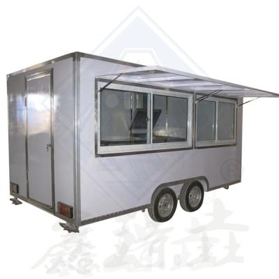 중국 모든 것을 포함하는 내부와 간식을 포함하는 가설화 된 철강 스트리트 음식 차 판매용