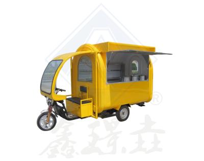 중국 야외 거리 판매 음식 트럭 가스 그릴과 함께 젤로화 스틸 오토바이크 판매용