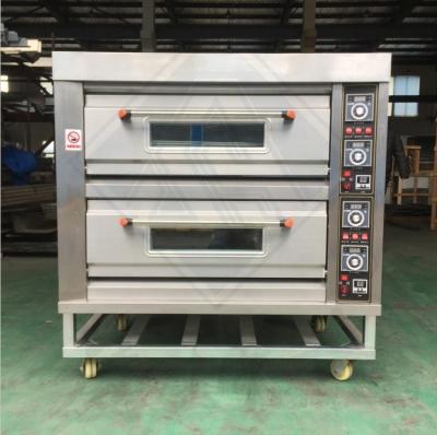 China Gas Electric Multi-function Baking Oven for Commercial Hotels 3 Deck 6 Tray Capacity for sale