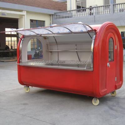 중국 현대 디자인 밝은 분홍색 도넛 와플 핫도그 부엌 음식 트럭 JY-B35 사용자 정의 판매용