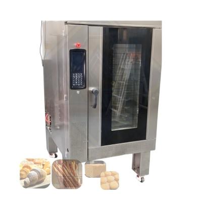 China 8 Trays Rotary Convection Oven for Bakery Automation Energy Electricity Gas Baking for sale