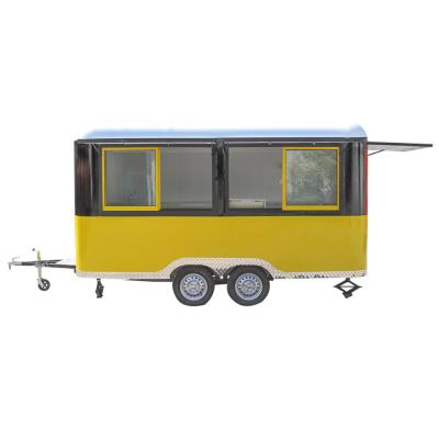 China Retro Style Electric Food Truck for Slush Hot Dogs and Ice Cream 2300*1750*2100mm Size for sale