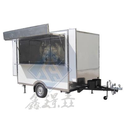 China Electric Mobile Food Trucks Milk Hotdog Food Delivery Cart with and Raw Material Milk for sale