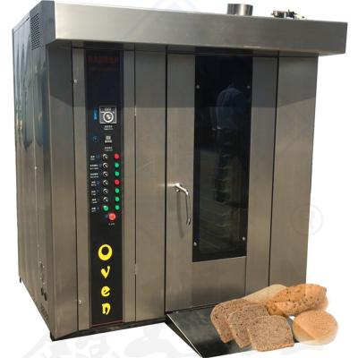 Cina 16 vassoi Forno a gas rotativo per pane Forno da forno per panetteria Negozio di prodotti alimentari in vendita