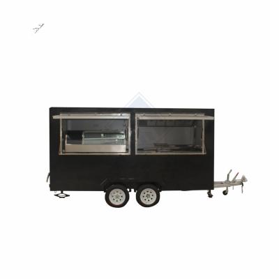 China 1.5kw tragbare Fast-Food-Wagen mit Stil-Vending-Design und Gemüse Rohstoff zu verkaufen