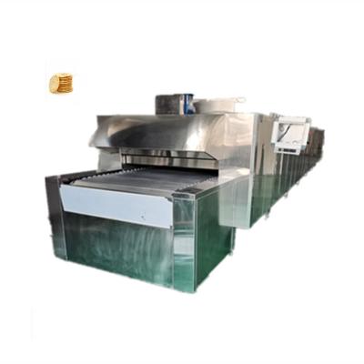 China 10m Industrial Tunnel Oven for Buttermilk Hard Cookies Biscuits Power Source Electric for sale
