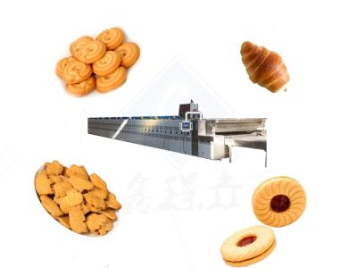 China Semi Automatic Electric Tunnel Ovens for Baking Bread and Cake Production Line for sale