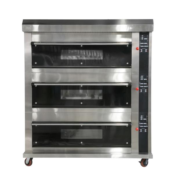 Quality Commercial Stainless Steel Gas Pizza Oven for Baking Cake and Cookie in Shanghai for sale