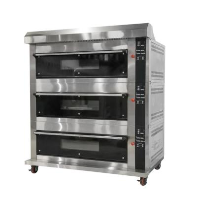 Cina Disegno Tavola superiore Doppio Deck Forno elettrico per pizza Piatto Dimensione 400 * 600mm per cucina in vendita