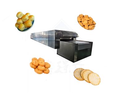 China Automatic Operation Bread Biscuits Tunnel Oven Line with Bread Bakery Equipment for sale