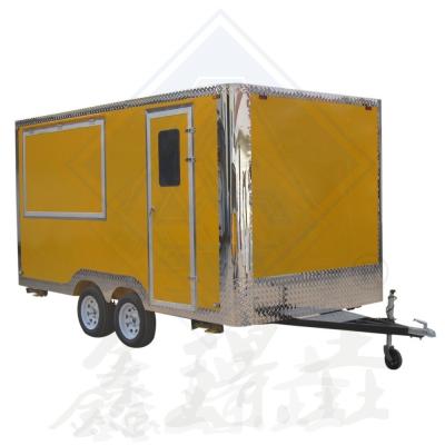 China Food Service Trailer Cart 600 Mobile Customized Industrial with Canopy Square Mobile for sale