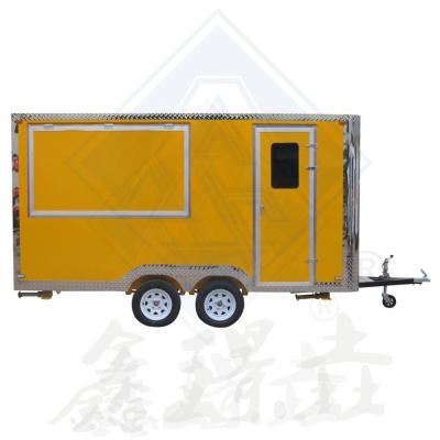 China Food Service Trailer Cart 600 Mobile Customized Industrial with Canopy Square Mobile for sale