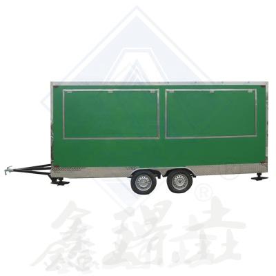 China 1000 KG Single/Double Axles Mobile Food Truck with Canopy and Video Technical Support for sale