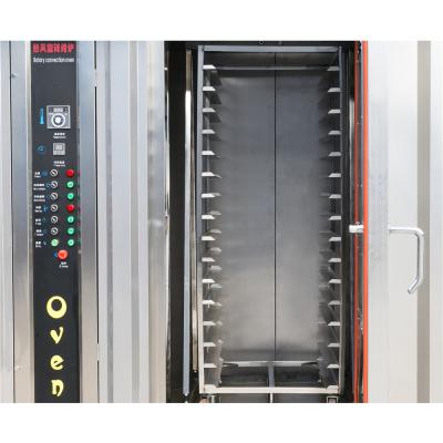 Cina Linea di produzione di baguette da pane da 50 kg/h con forno rotativo automatico e fonte di alimentazione a gas in vendita