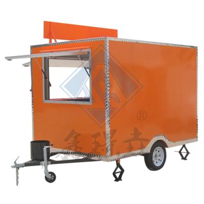China Single/Double Axles Design 300 Mobile Food Truck with Canopy Customized Industrial for sale