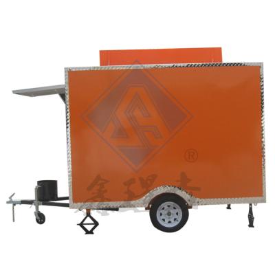 China Single/Double Axles Design 300 Mobile Food Truck with Canopy Customized Industrial for sale