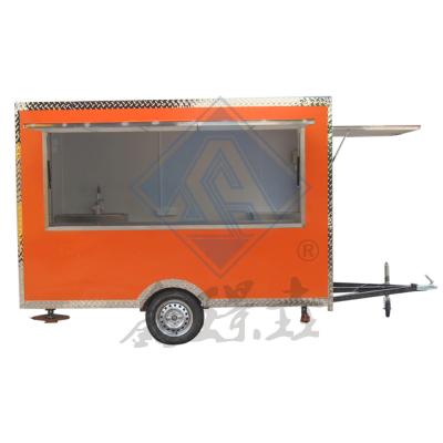 China Single/Double Axles Design 300 Mobile Food Truck with Canopy Customized Industrial for sale