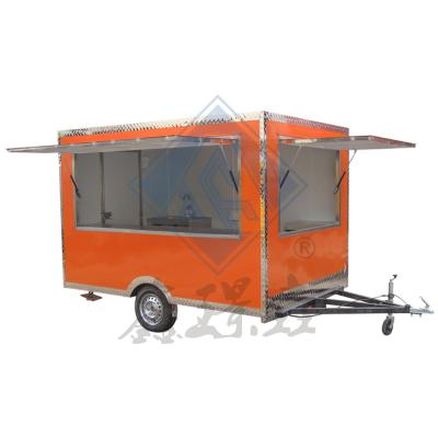 China Single/Double Axles Design 300 Mobile Food Truck with Canopy Customized Industrial for sale