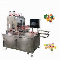 China 220V Power Source Function Pouring Machine Double Color Lollipop Hard Candy Machine for sale