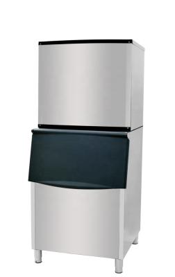 China Industrial Ice Cube Making Machine 700P 227kg/day with 500KG Ice Storage Capacity for sale
