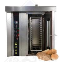 China Made Electric Milk Biscuit Cake Bread Automatic Rotary Oven with Steam Function for sale
