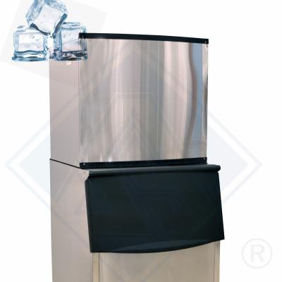 China Air Cooling Water Cooling Industrial Ice Cube Machine 500kg for Ice Cream Production for sale