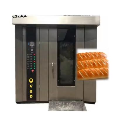 China 16 Trays Bread Baking Machine With Steam For Bakery Stainless Steel Rotary Rack Oven for sale