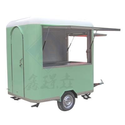 China Long Service Life Popular Customizable Snack Burger Cake Food Truck Street Park Cart Hot Dog Car Fast Food Car for sale
