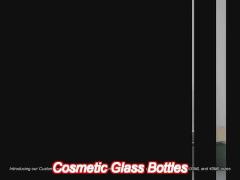 Customized Frosted Flint Cream Cosmetic Glass Bottles and Jars 100ML 40ML