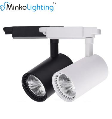 China Super bright wall mounted cob energy saving warm white light white light track light for sale