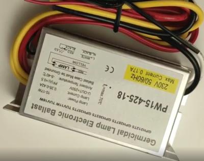 Cina 24V DC Electronic UVC Lamp Ballast Sterilizer 18w 4 Pin For T5 in vendita