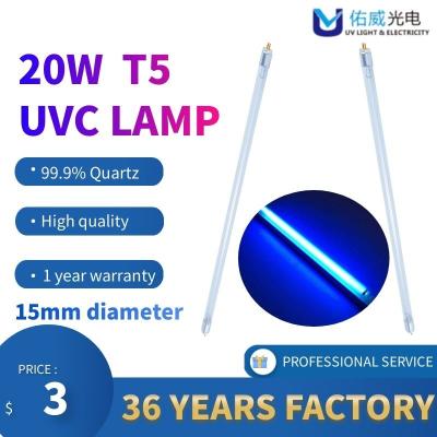 China Da lâmpada UVC da desinfecção de G24T5L T5 T8 esterilização UV lateral dobro do tubo do diodo emissor de luz à venda