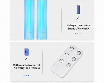 Cina luce UV-C germicida di sterilizzazione di disinfezione del depuratore d'aria del fan 70w di alto potere UV dello sterilizzatore in vendita