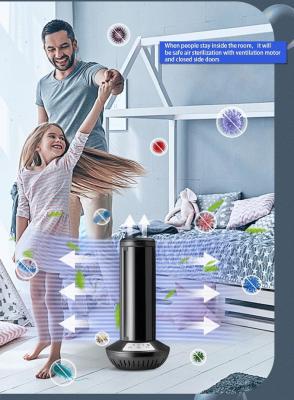 Cina luce UV-C germicida di sterilizzazione di disinfezione del depuratore d'aria del fan 70w di alto potere UV dello sterilizzatore in vendita